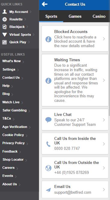 Betfred Customer Service Info On Live Chat Email Options Betfred Customer Service Info On Live Chat Email Options