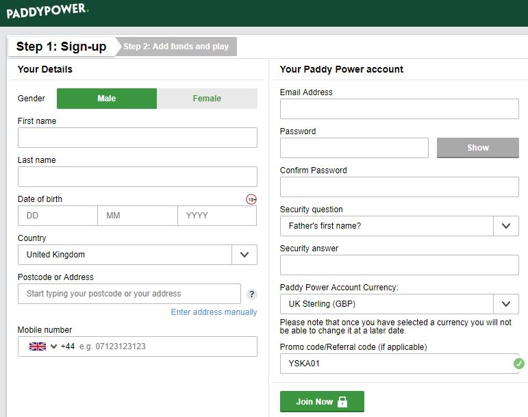 Paddy Power £20 Risk Free offer+same game Multi offer of £5 free bet ...